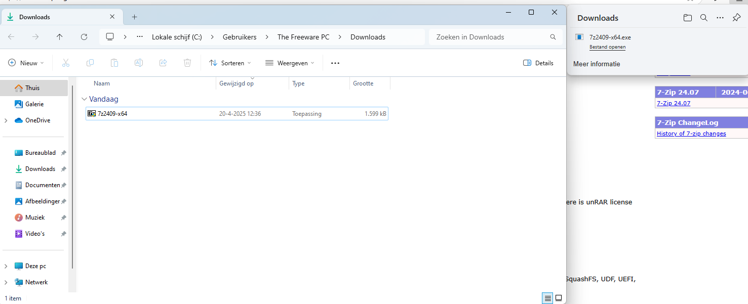7-Zip Win 11 - The Freeware PC